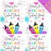 Back to School Highlighter Gift Tags for Teachers, Students, First Day ...