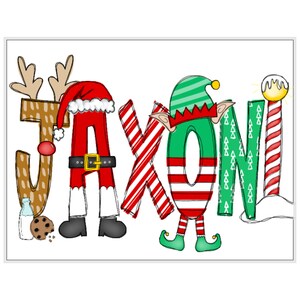 PERSONALIZED SUBLIMATION TRANSFER Ready to Press. Perfect for Christmas ...