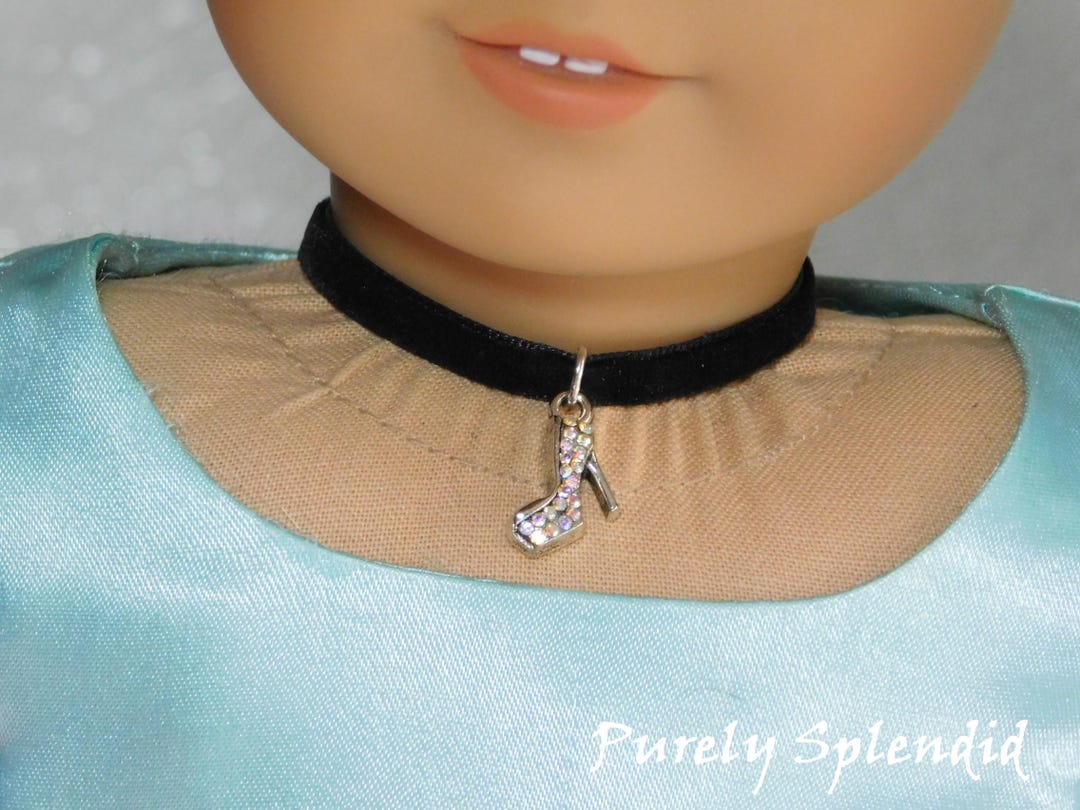 Cinderella Choker Necklace for 18 Inch Girl Dolls, American Made - Etsy
