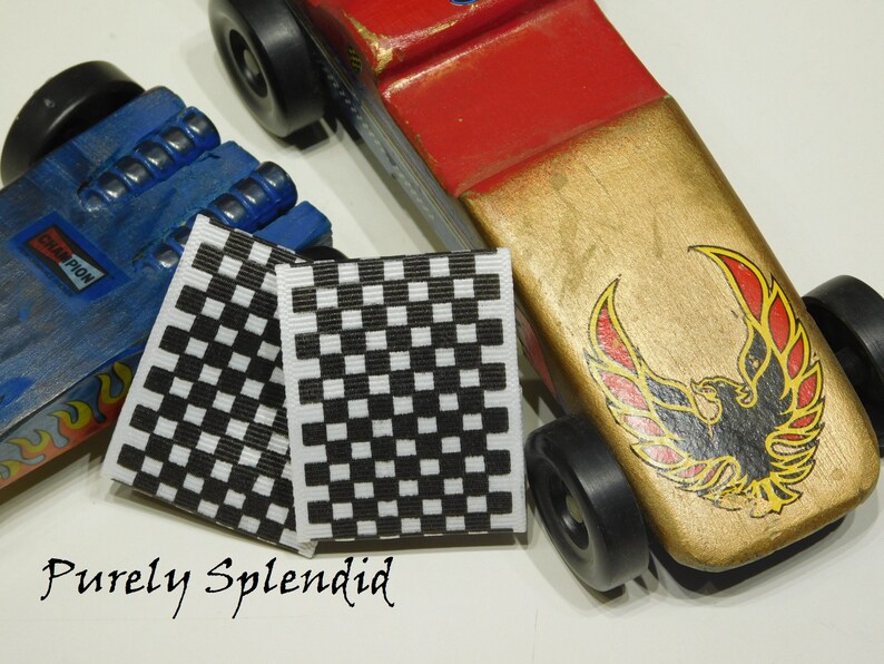 Pinewood Derby Shoulder Loops 6 Pairs of Cub Scout Checkered - Etsy