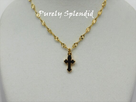 Simple Gold Cross Necklace for 18 Inch Girl Dolls American - Etsy