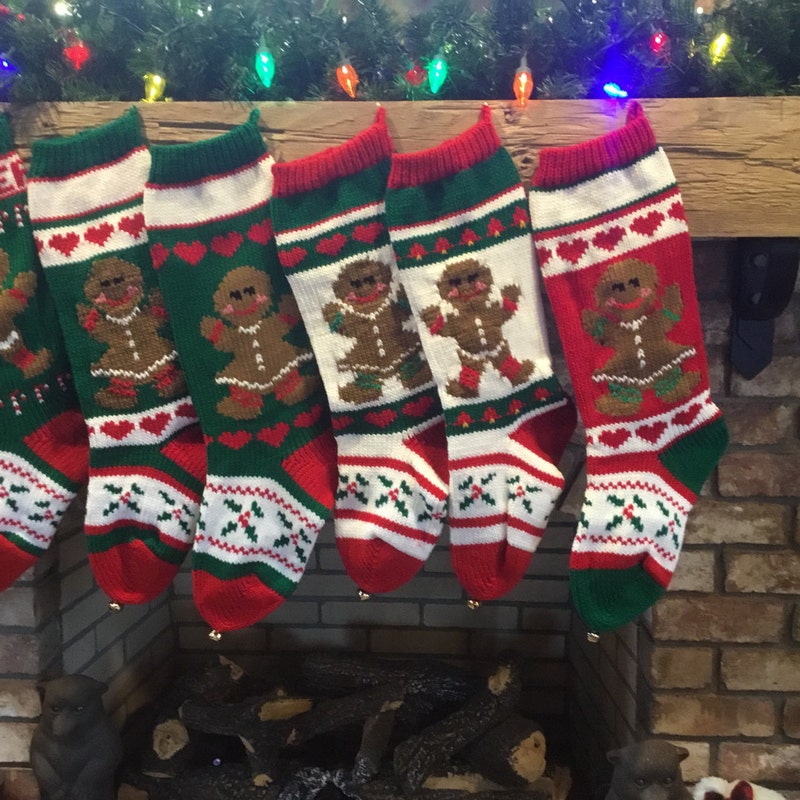 Gingerbread Stocking - Etsy