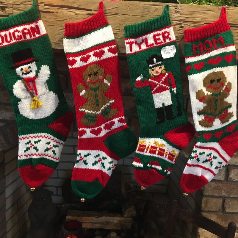 Gingerbread Stocking - Etsy
