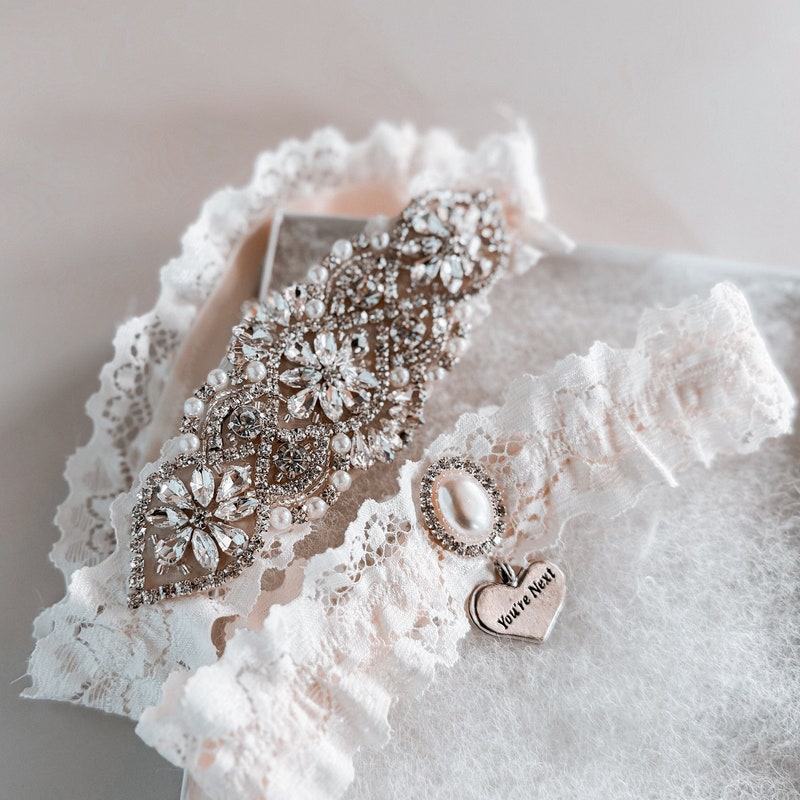 Bridal Garters Rhinestone - Etsy