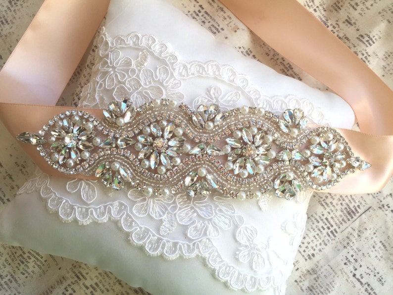 Rose Gold Wedding Sash, Rose Gold Bridal Sash, Rose Gold Sash Belt ...