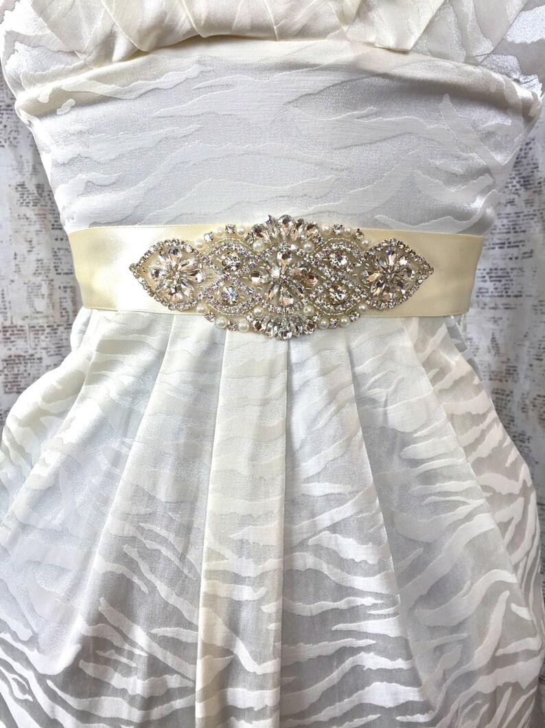 Bridal Sash Ivory Wedding Sash Ivory Ivory Wedding Sash - Etsy