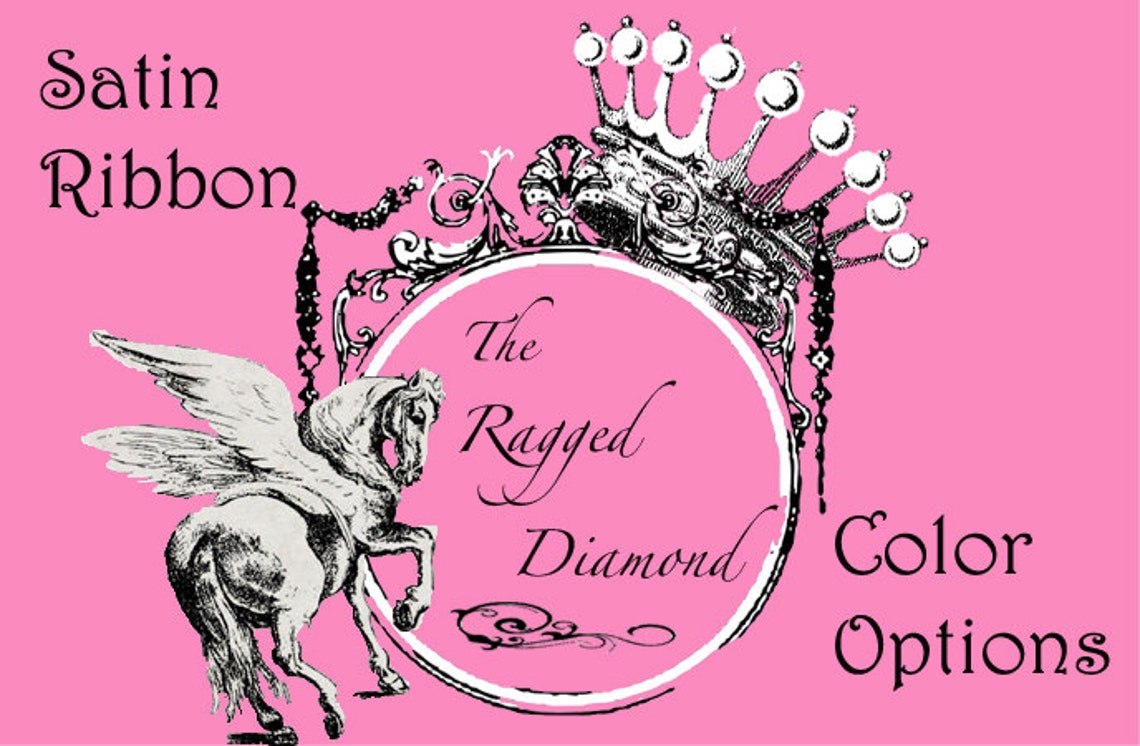 Satin Ribbon Color Options - Etsy