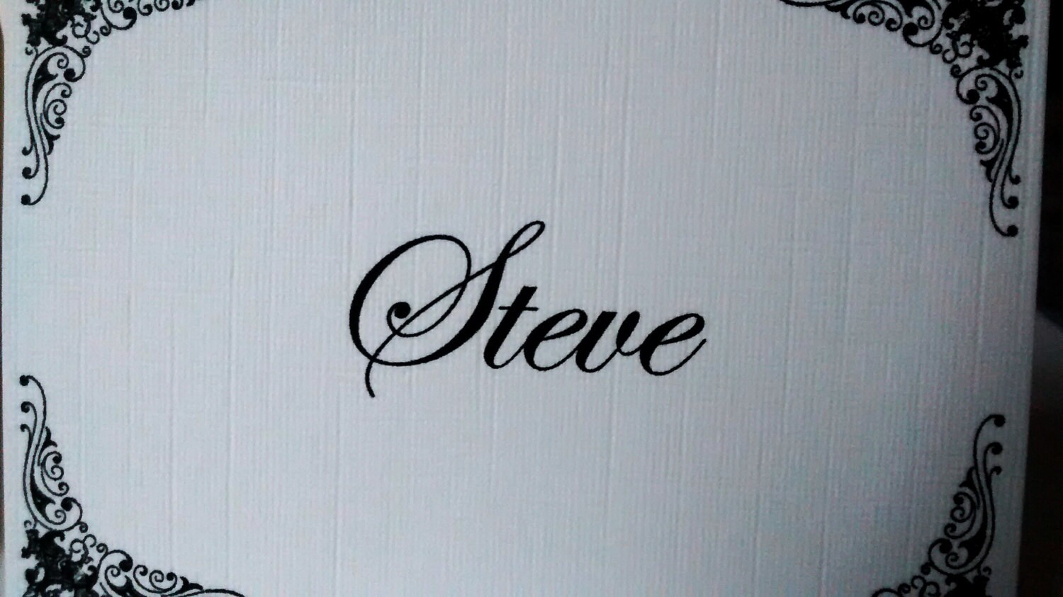 Place Cards caroline Linen Effect - Etsy