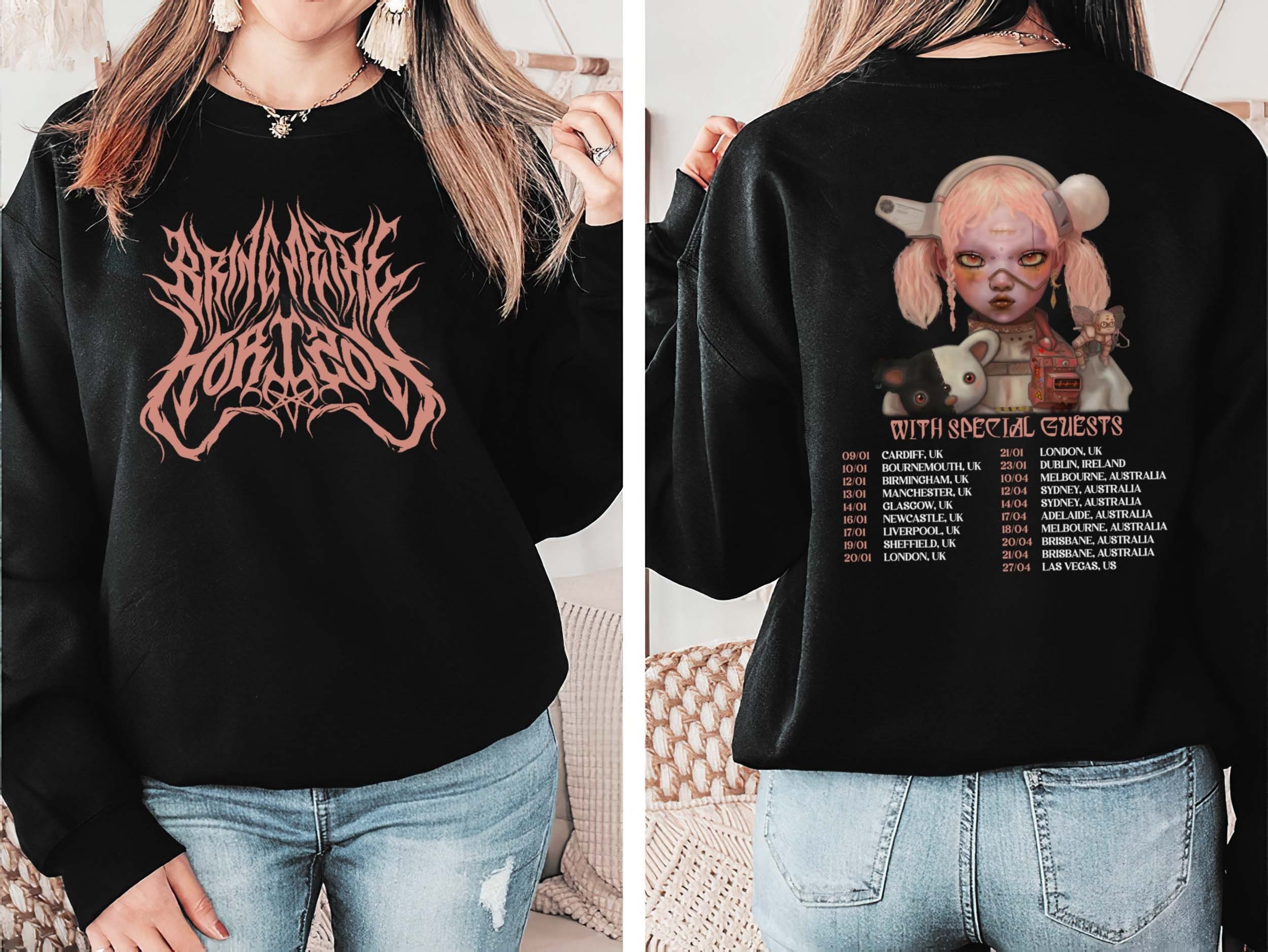 Bring Me The Horizon Shirt, Bring Me The Horizon Tour 2024 Shirt sold ...