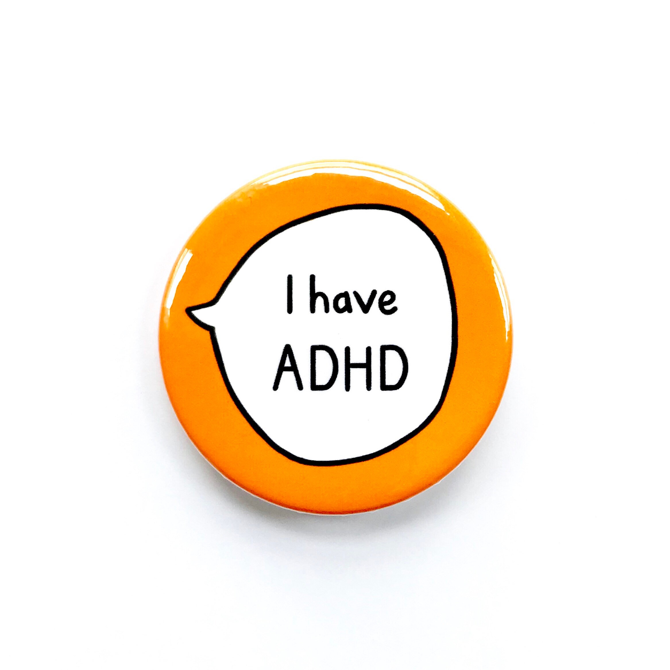 ADHD Kit Set of 6 Pin Badge Buttons - Etsy Canada