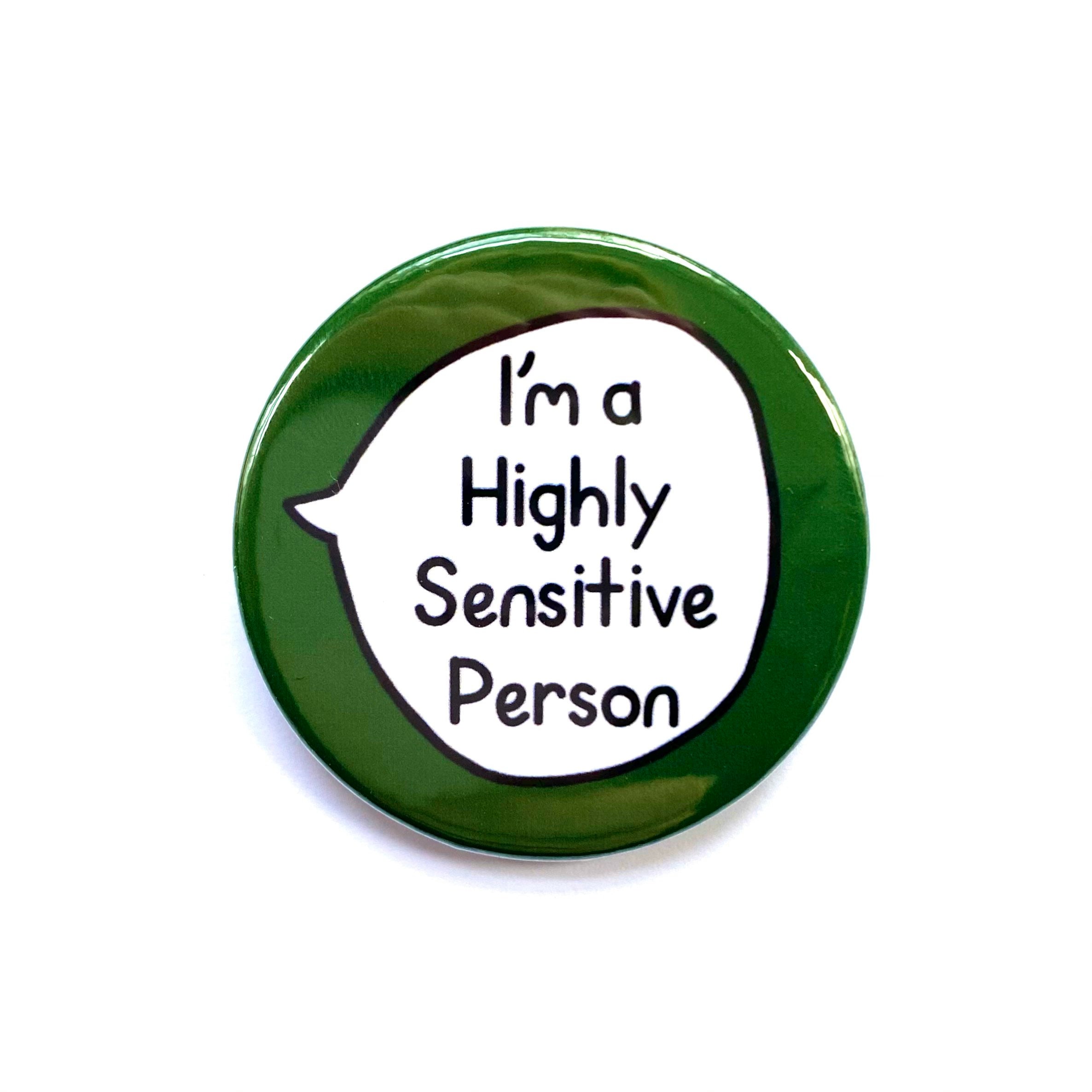 Highly Sensitive Person HSP Kit Set of 6 Pin Badge Buttons - Etsy