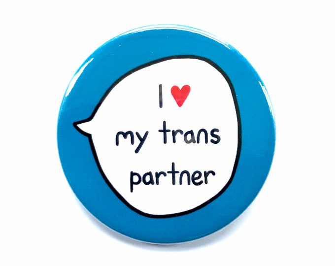 I Love My Trans Child Trans Ally Pin Badge Button. - Etsy