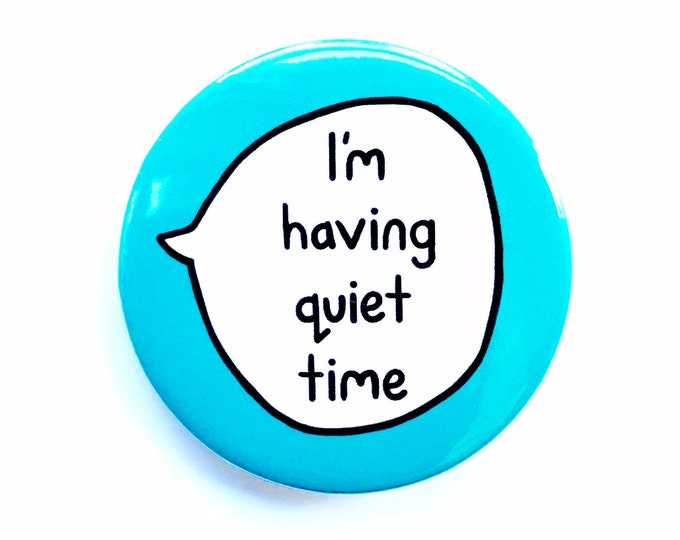 I'm an Introvert Pin Badge Button - Etsy
