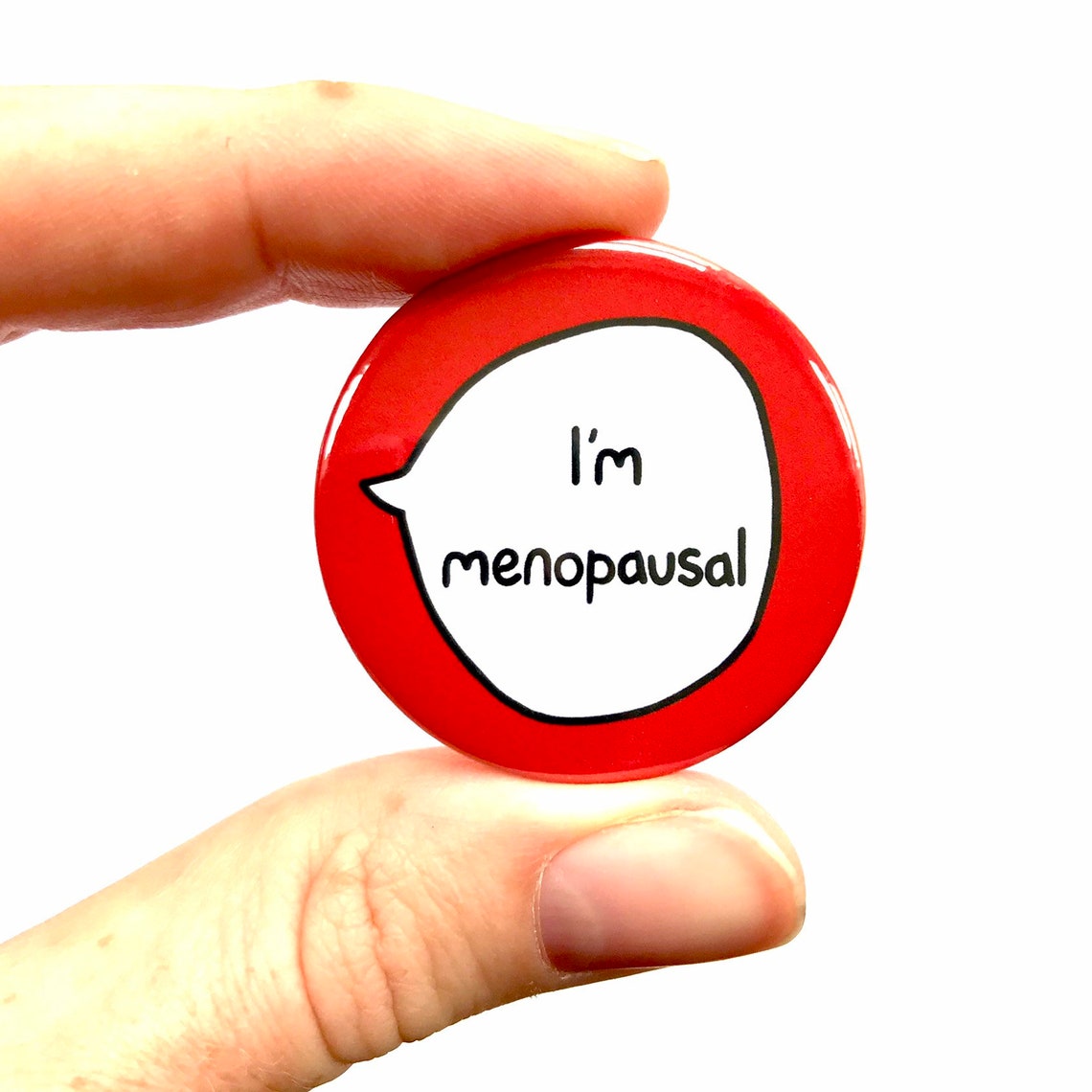 I'm Menopausal - Menopause Pin Badge Button - Etsy