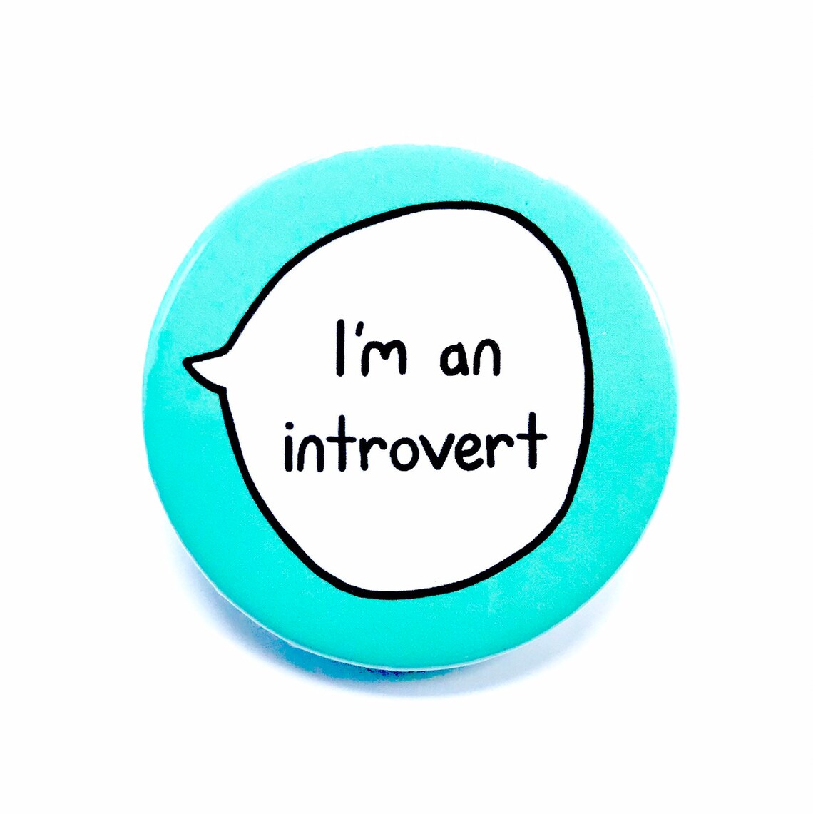 Introvert Kit Set of 6 Pin Badge Buttons | Etsy