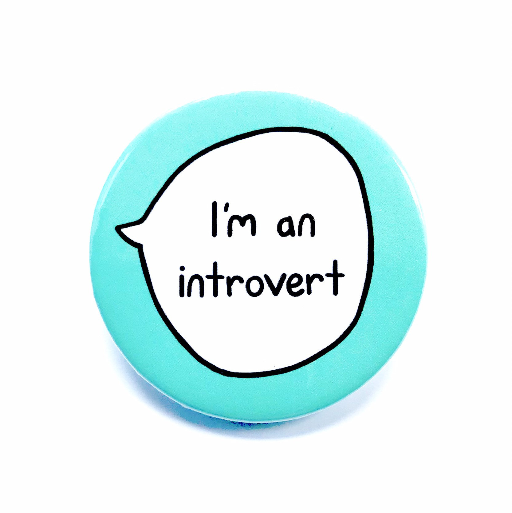 Introvert Kit Set of 6 Pin Badge Buttons | Etsy