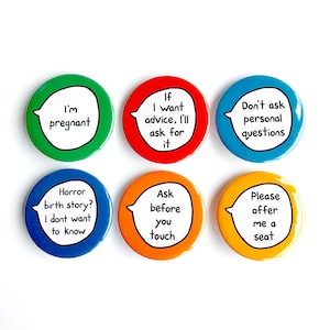 I'm Pregnant - Pregnancy Pin Badge Button - Etsy