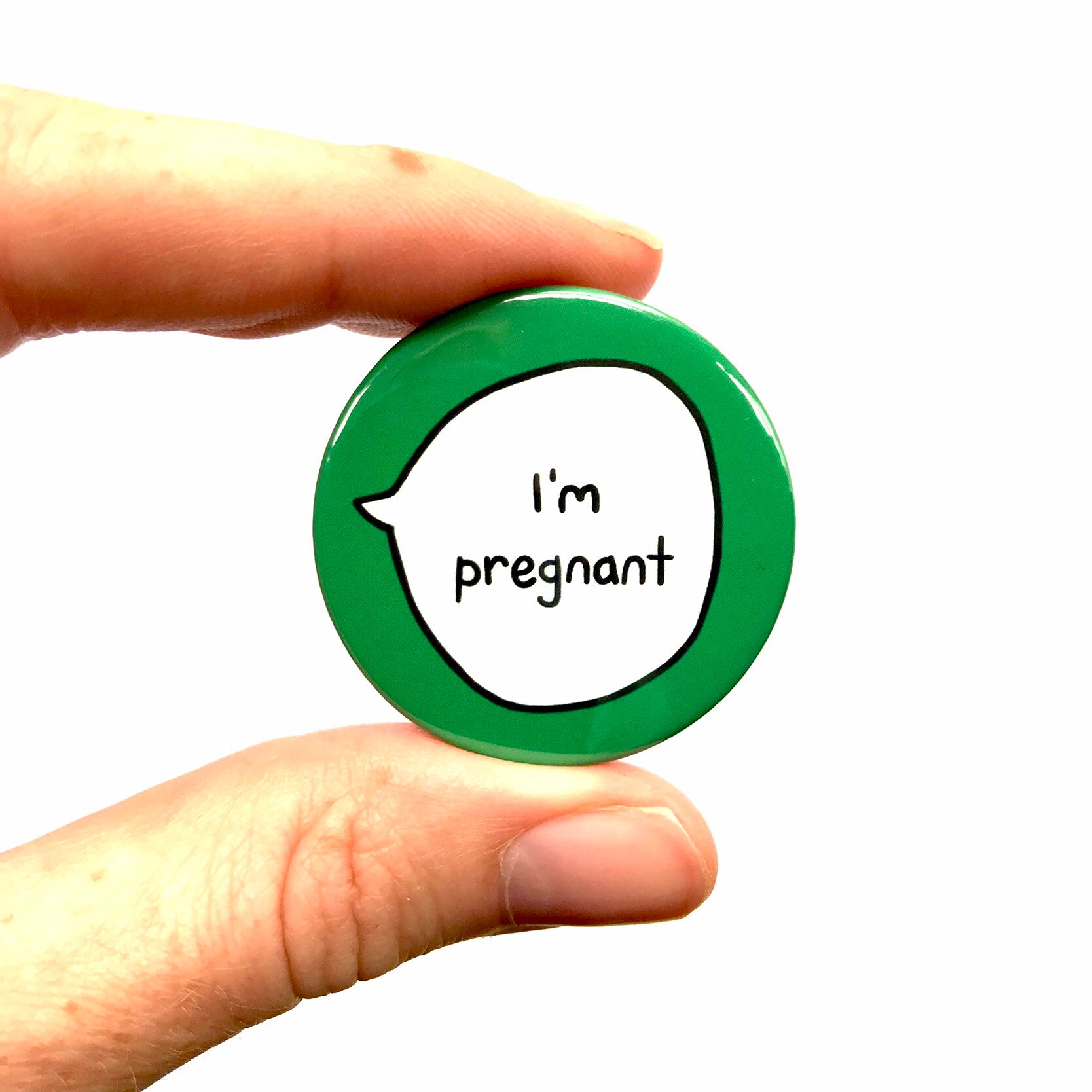 I'm Pregnant - Pregnancy Pin Badge Button - Etsy