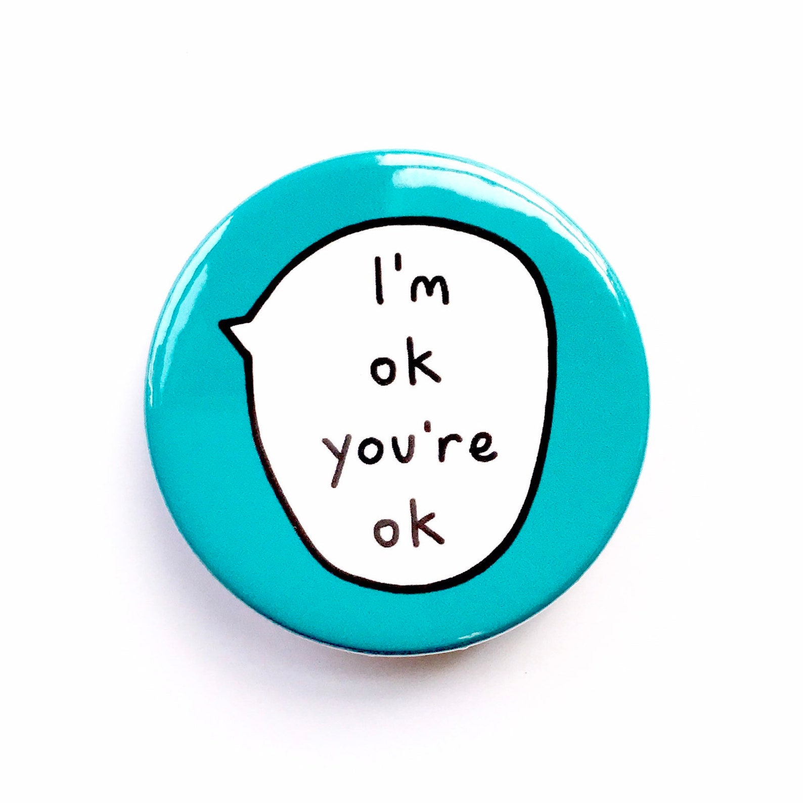 I'm OK You're OK Transactional Analysis Pin Badge - Etsy