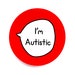 Vinyl Sticker 8cm Im Autistic Red Autism Aspergers - Etsy