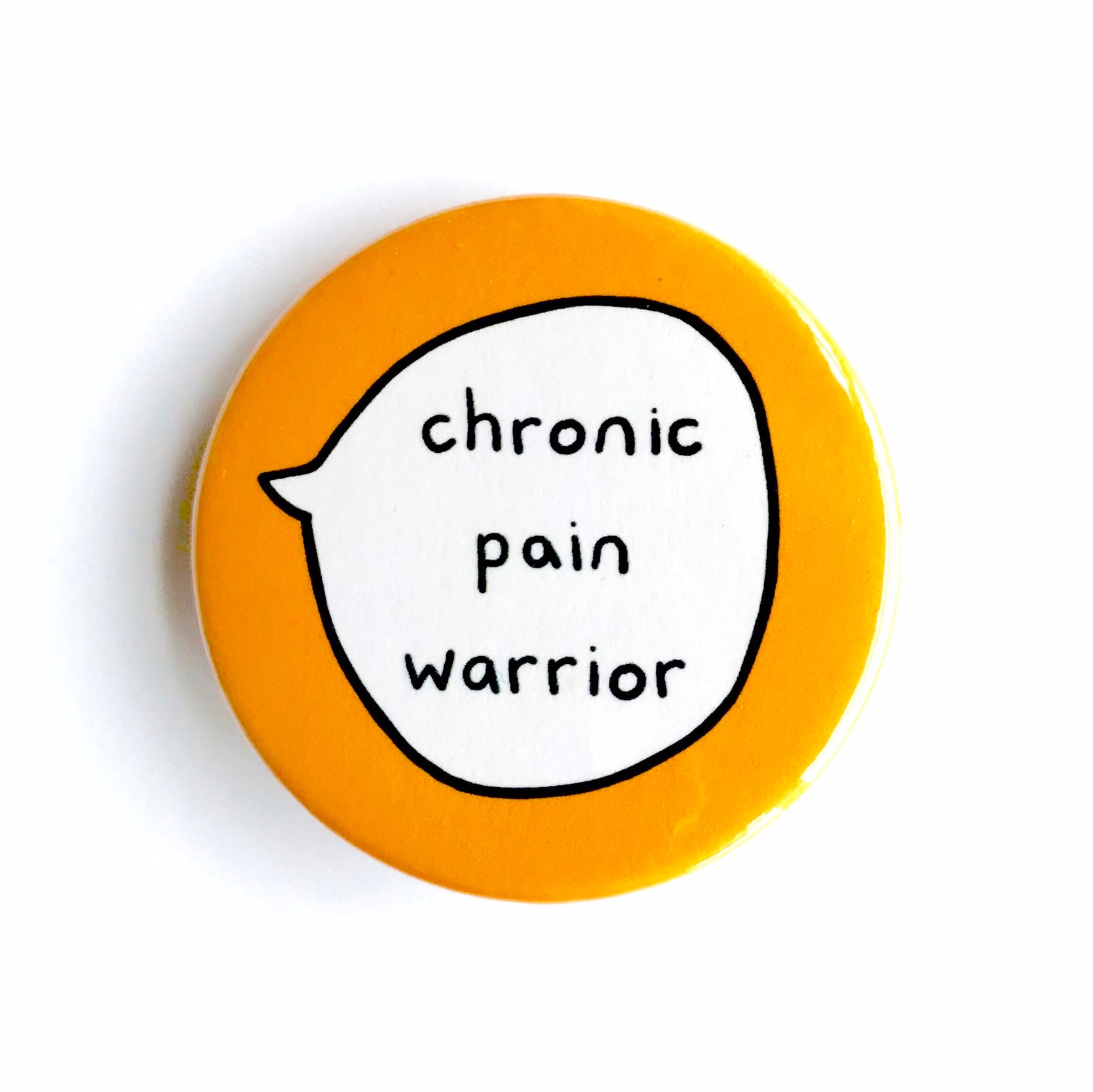Chronic Pain Warrior Pin Badge Button - Etsy UK