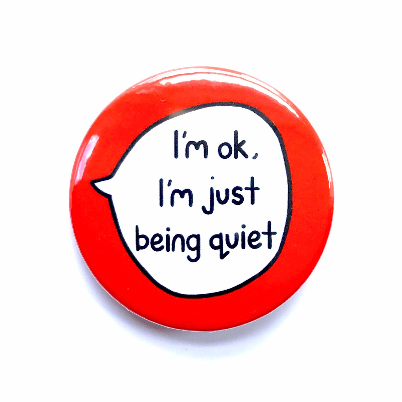 Introvert Kit Set of 6 Pin Badge Buttons - Etsy