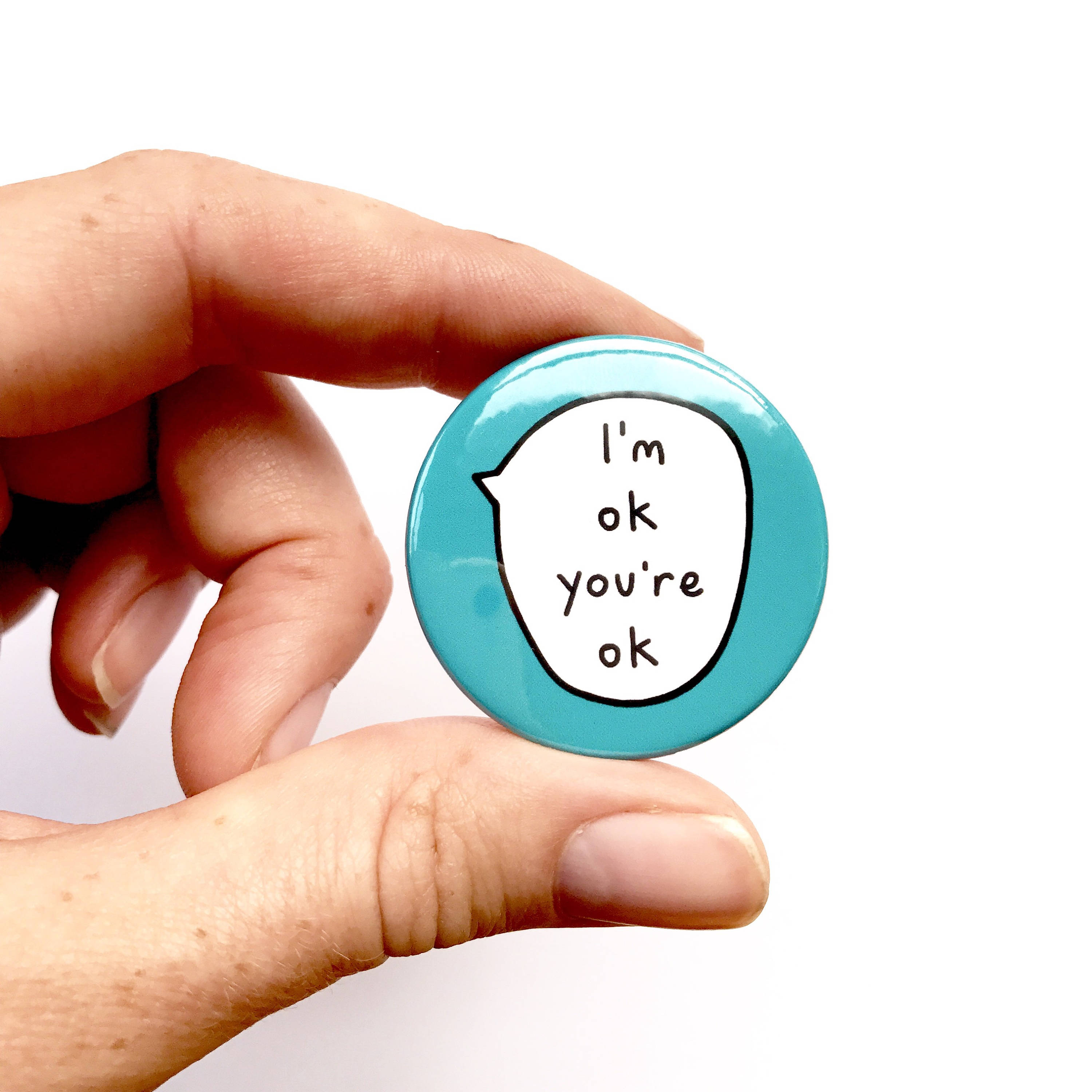 I'm OK You're OK Transactional Analysis Pin Badge - Etsy