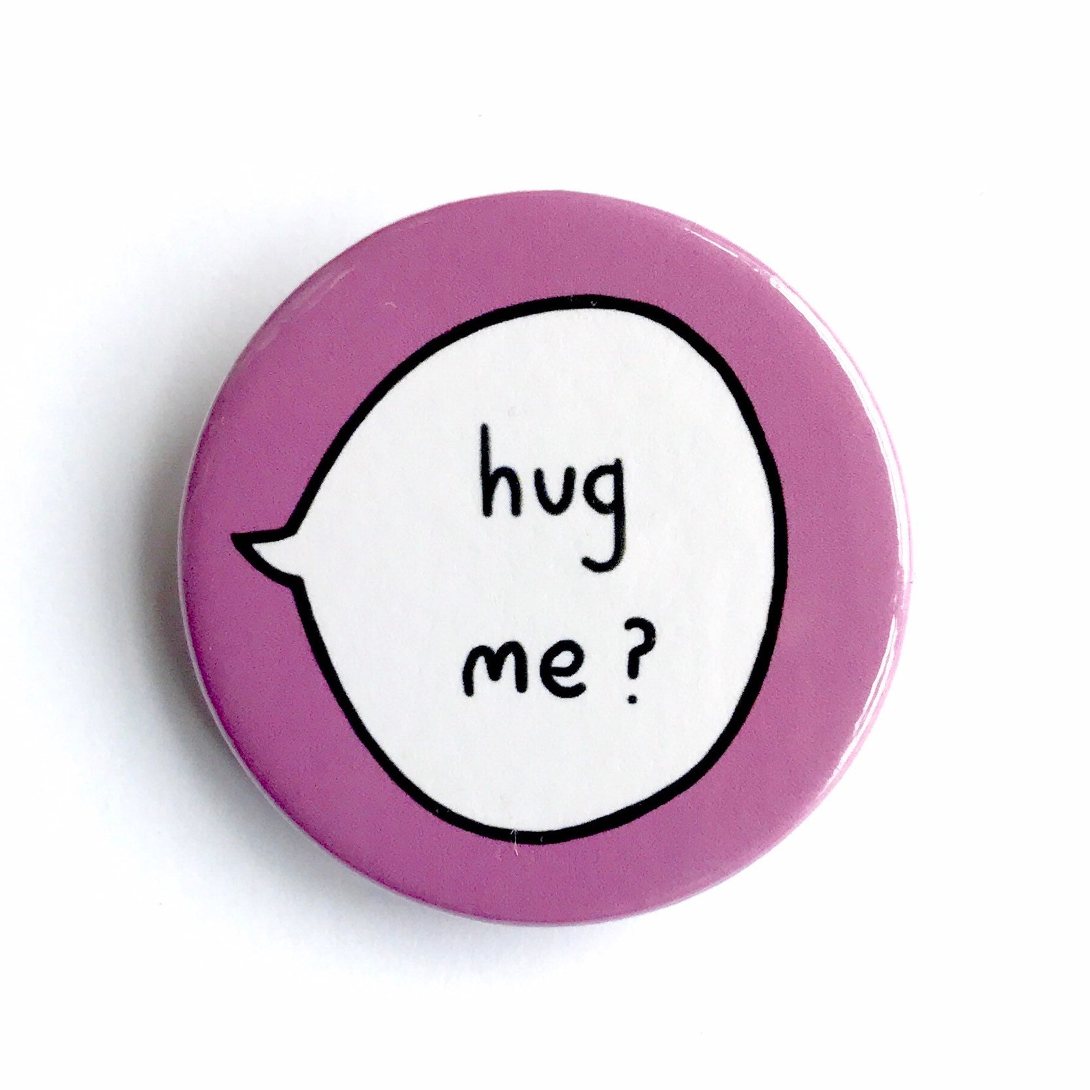 Hug Me Pin Button Badge | Etsy