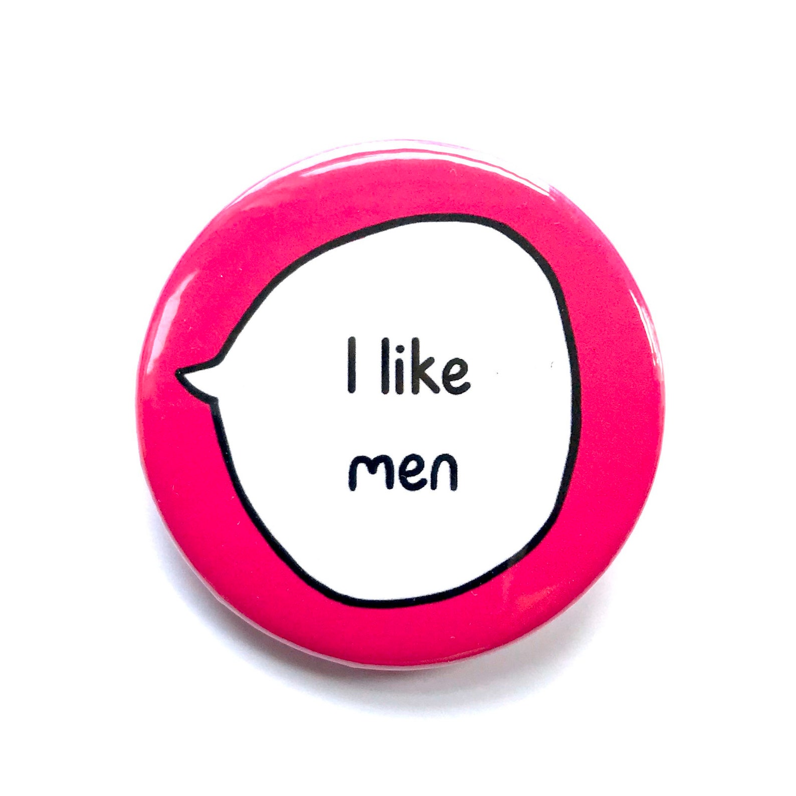 I Like Men - LGBT Pin Badge Button - Etsy