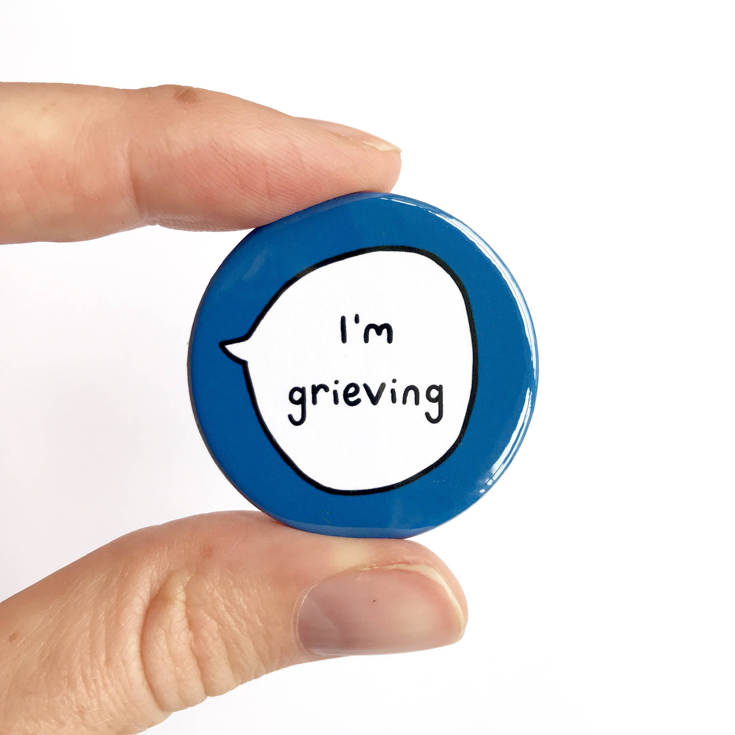 I'm Grieving Pin Badge Button - Etsy