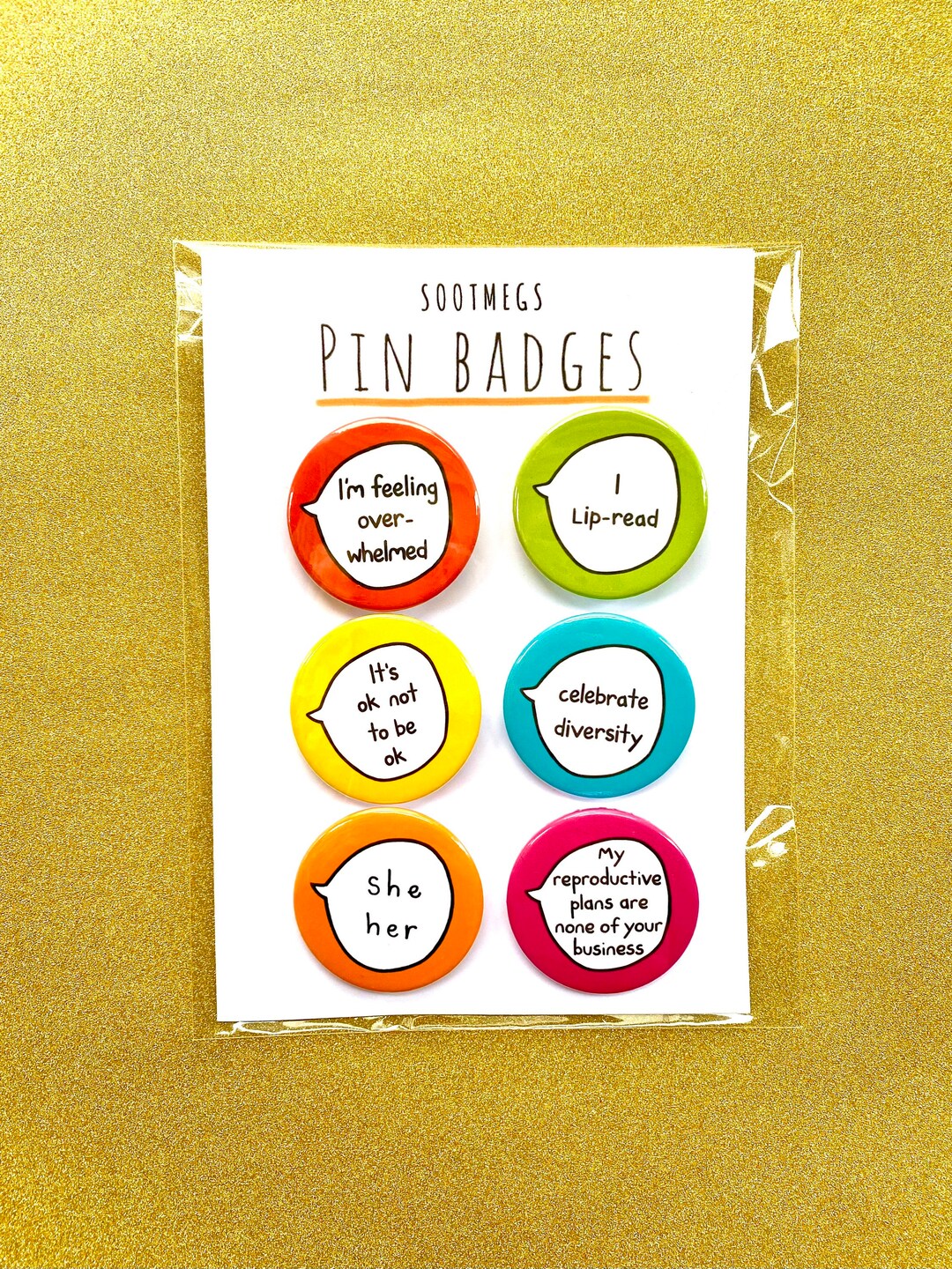 Pick 6 Gift Bundle - Choose Your Badges! - Etsy