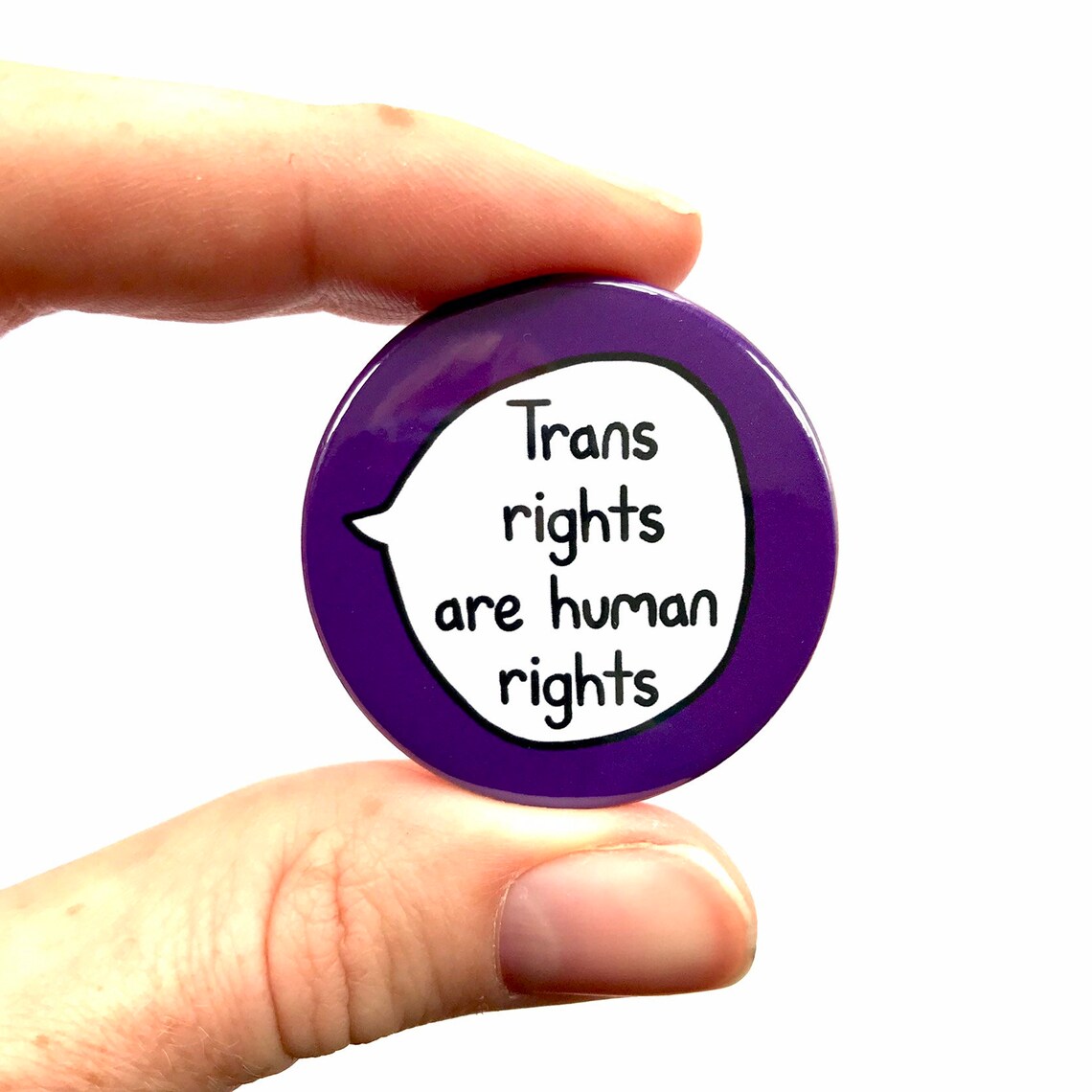 Trans Rights Are Human Rights Pin Badge Button. Transgender - Etsy