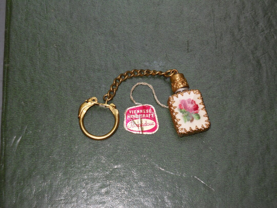 Miniature Perfume Bottle Key Chain With Original Hang Tag Made in ...