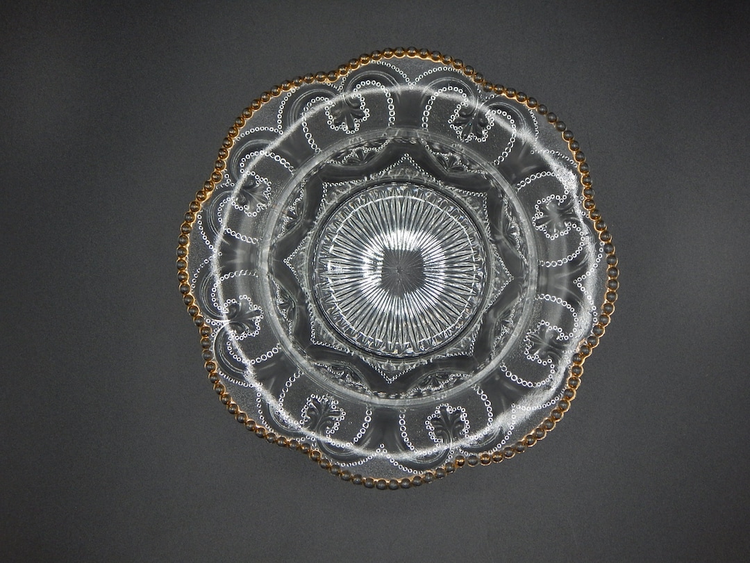EAPG 1905 Dugan Victor or Jeweled Heart Dish Base - Etsy