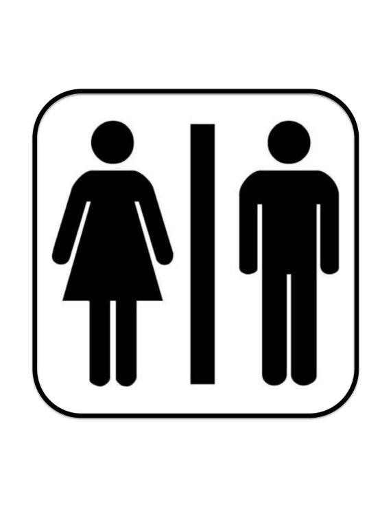 Construction Sign: Porta Potty - Etsy