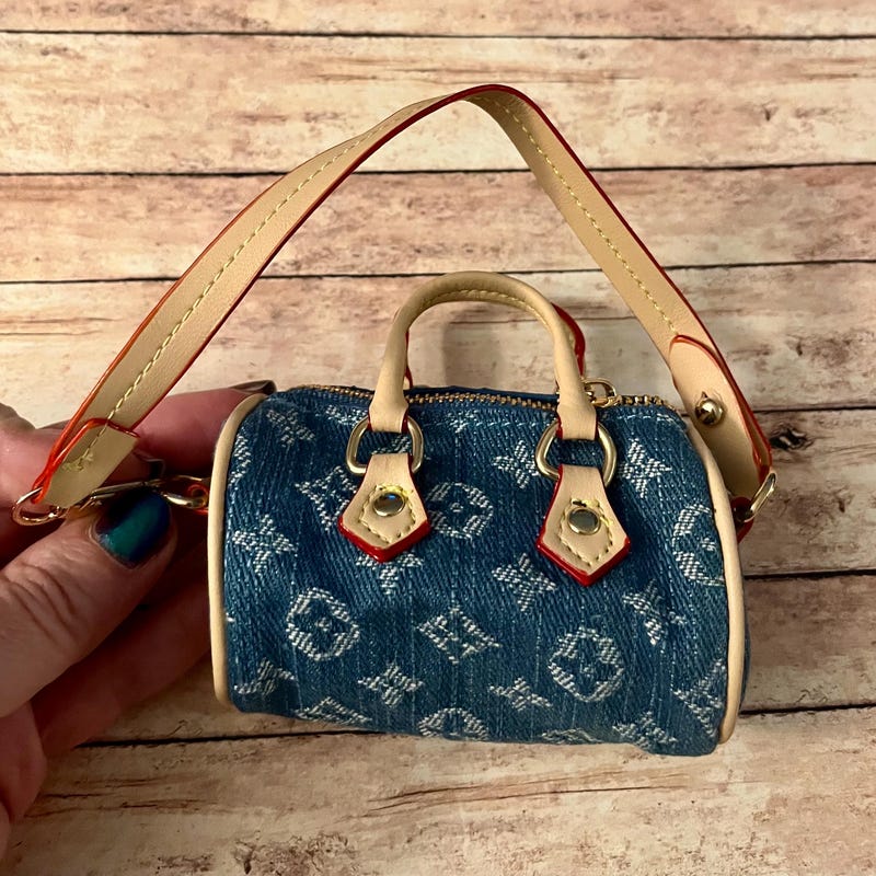 Denim Keychain - Etsy