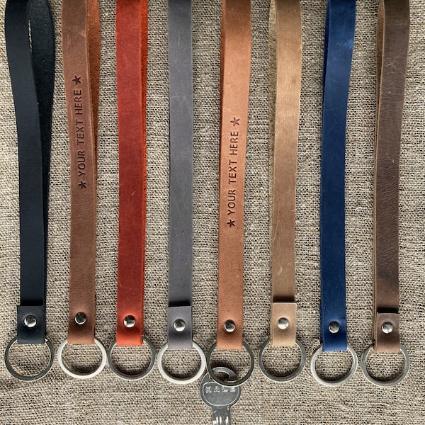 Leather Key Strap - Etsy