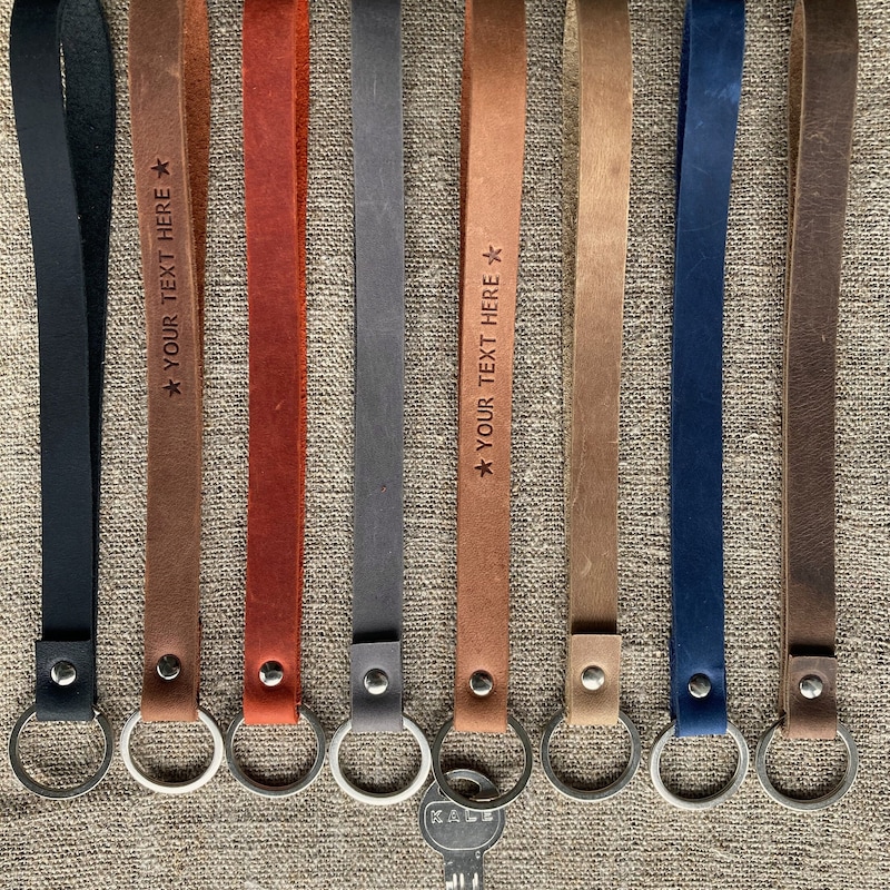 Leather Key Strap - Etsy