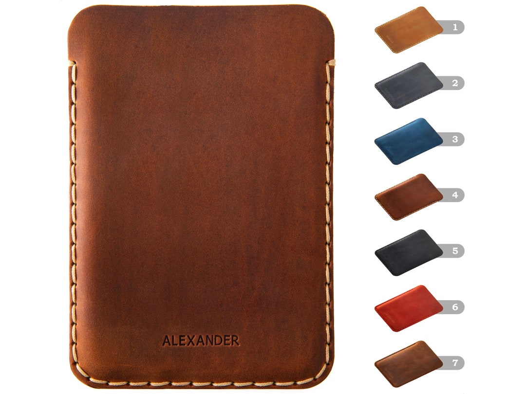 Leather Case for Microsoft Surface Duo, Handmade Cover Sleeve, Custom ...