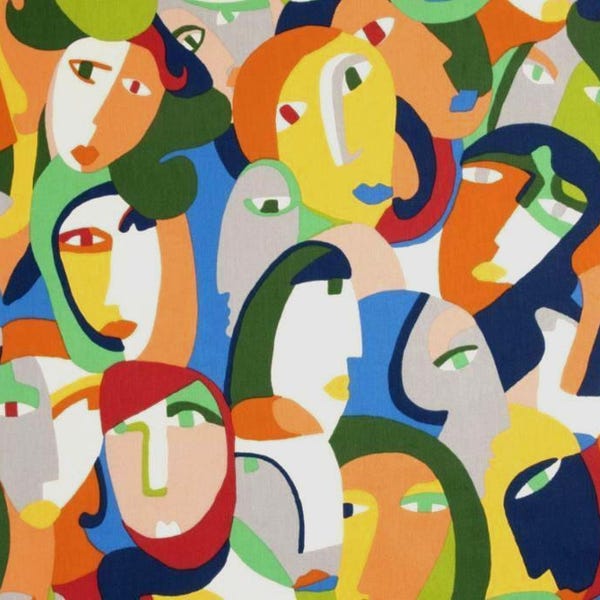 Picasso Fabric - Etsy