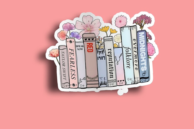 Albums as Book Taylor Sticker, Swiftie Gift Sticker, the Eras Tour ...
