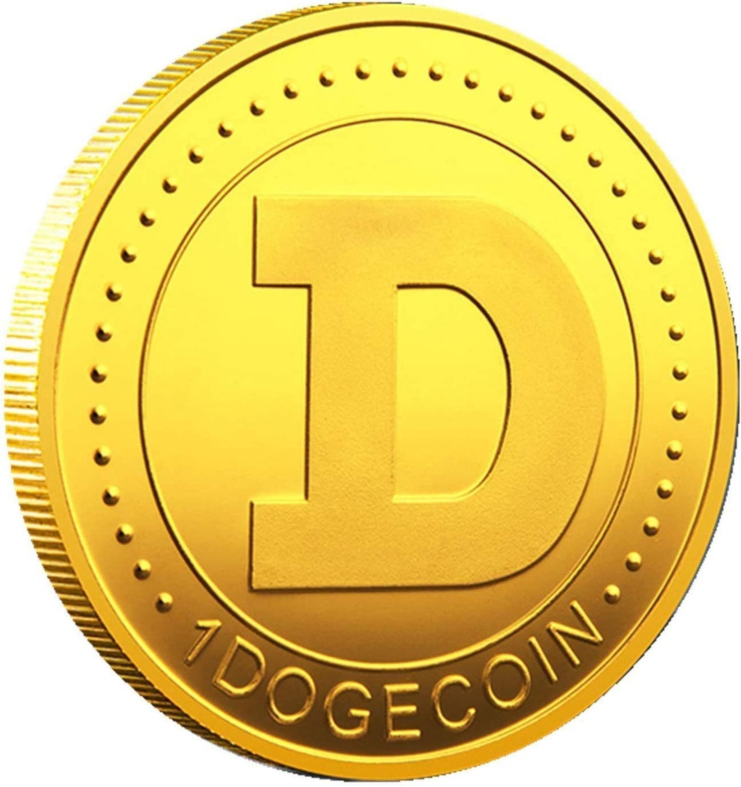 USL Dogecoin Commemorative Coin Gold Plated Doge Coin - Etsy UK