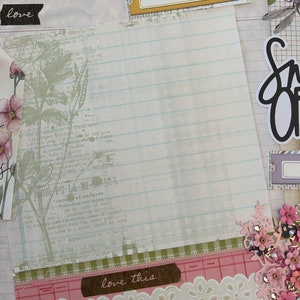12 X 12 Scrapbook Layout - Scrapbook Page Smile Often - Etsy