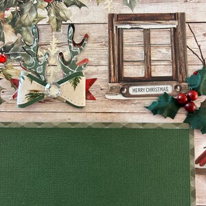 Premade 12x12 Christmas Scrapbook Layout, Photo Memory Page - Have ...