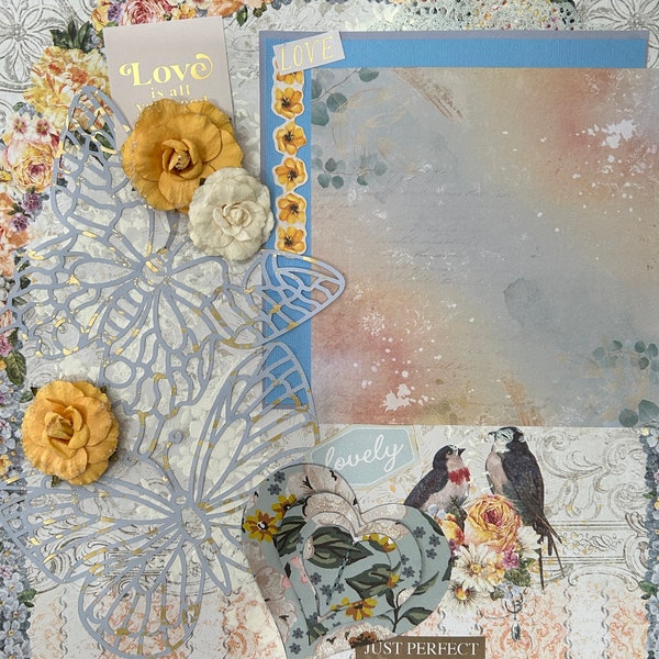 Scrapbook Layout - Etsy