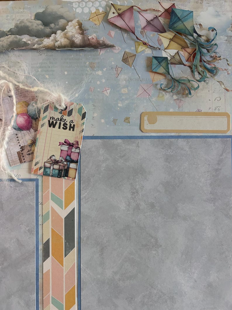 Birthday 12x12 Scrapbook Layout, Scrapbook Page - A Whole Lot of Happy ...