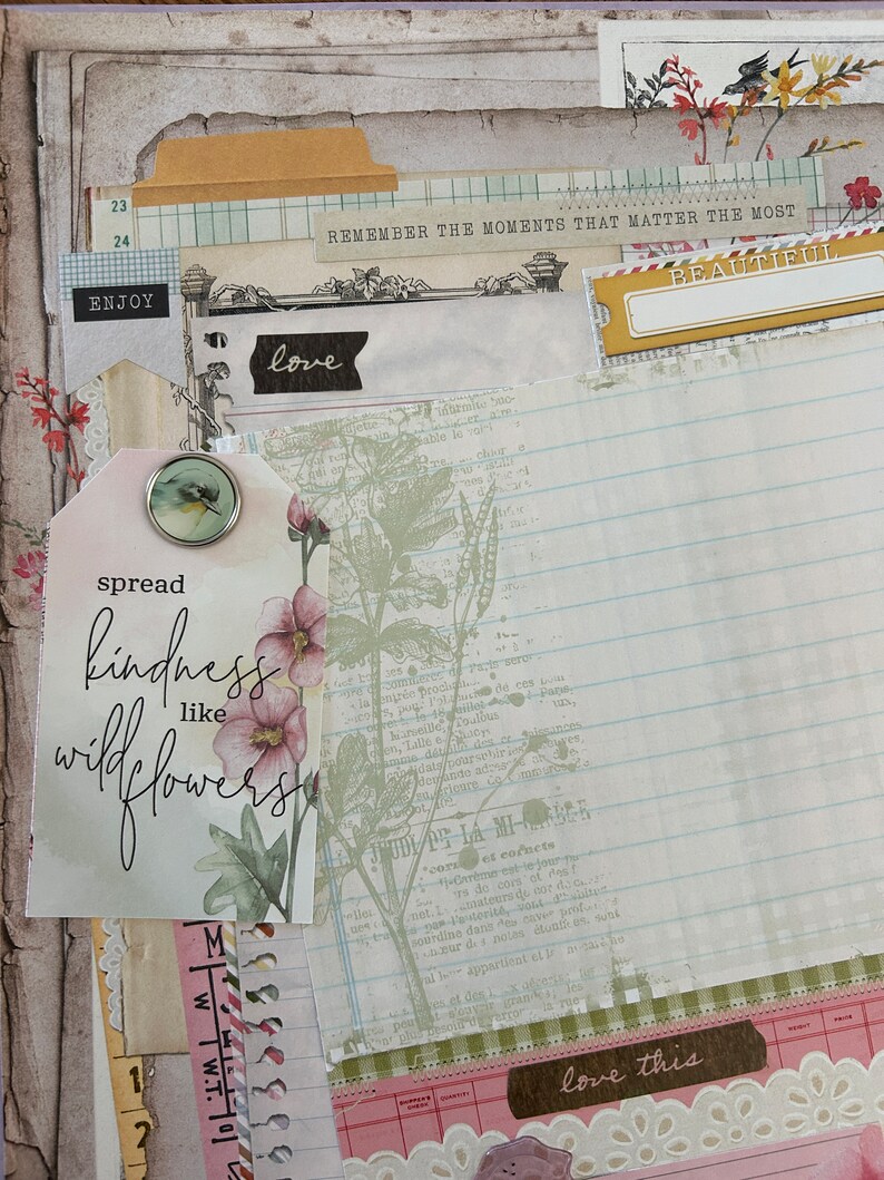 12 X 12 Scrapbook Layout - Scrapbook Page Smile Often - Etsy