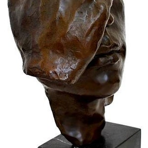 The Memory Thinking II Hommage to Dalì Bronze Sculpture Mask Skulptur ...
