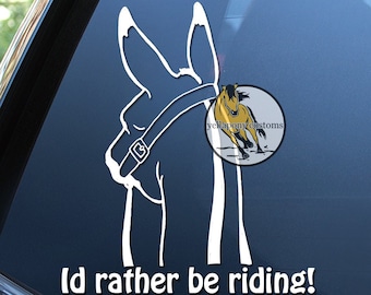 Trailer Endurance Horse Decal Sticker for Car Window - Etsy