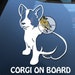 Corgi on Board Permanent Vinyl Window Decal, Gift for Corgi Lover ...